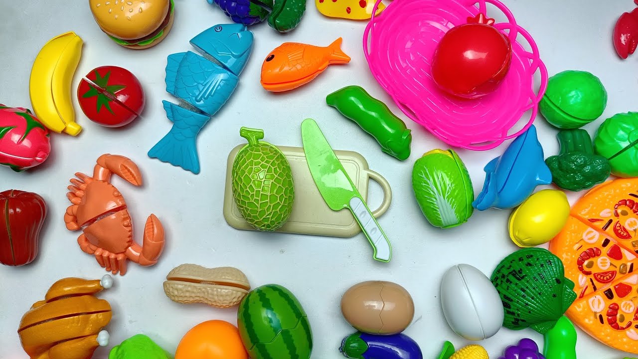 Satisfying asmr cuts fruit, Sea animals, Vegetables, There are Rubi and ...