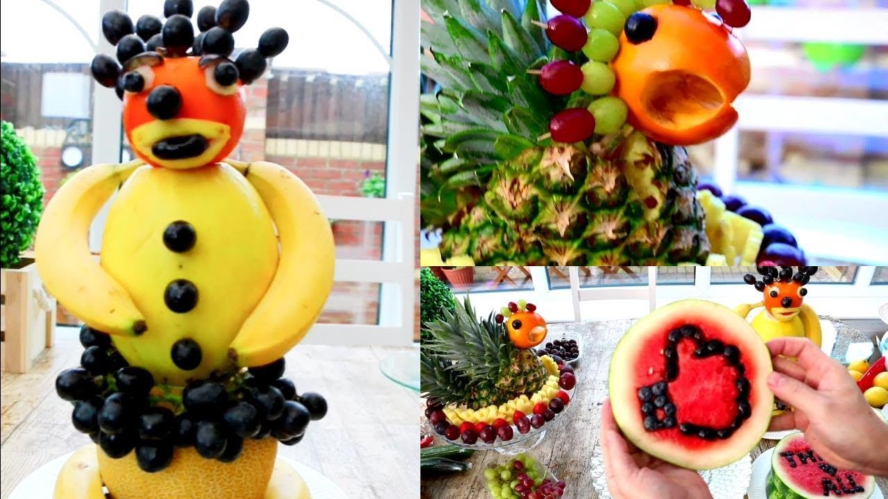 Fun Food Art For Kids | Fruit & Vegetable Carving Garnish | Food ...