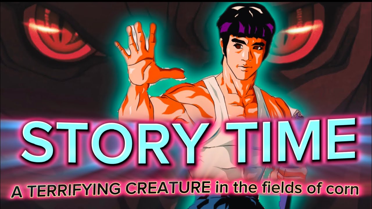 A evil terrifying creature in the fields of corn - YouTube