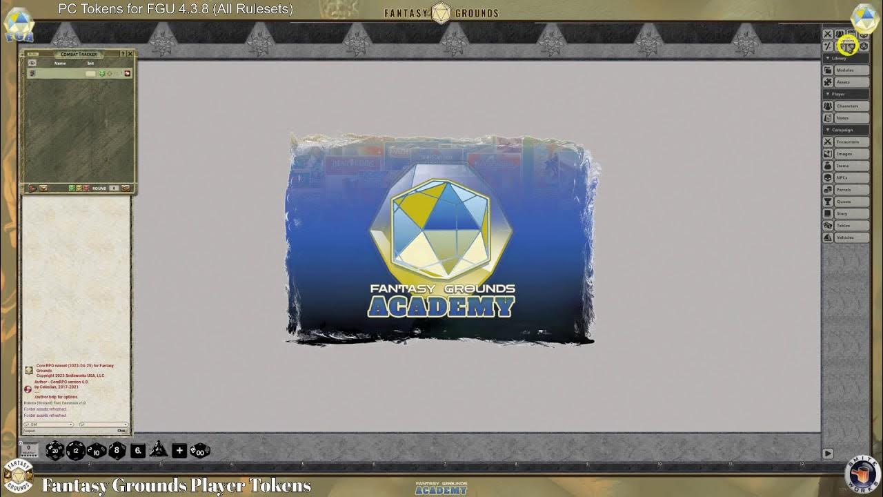 Player Tokens for PCs Tips| Fantasy Grounds Unity| FGU 4.3.8 - YouTube