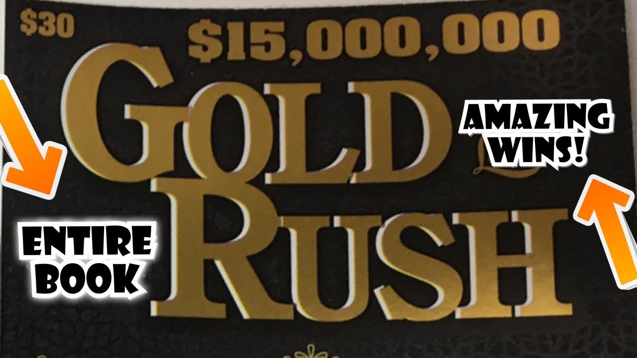 YOUTUBE RECORD 6 WINS IN A ROW ON THE $30 TICKET ENTIRE BOOK GOLD RUSH ...