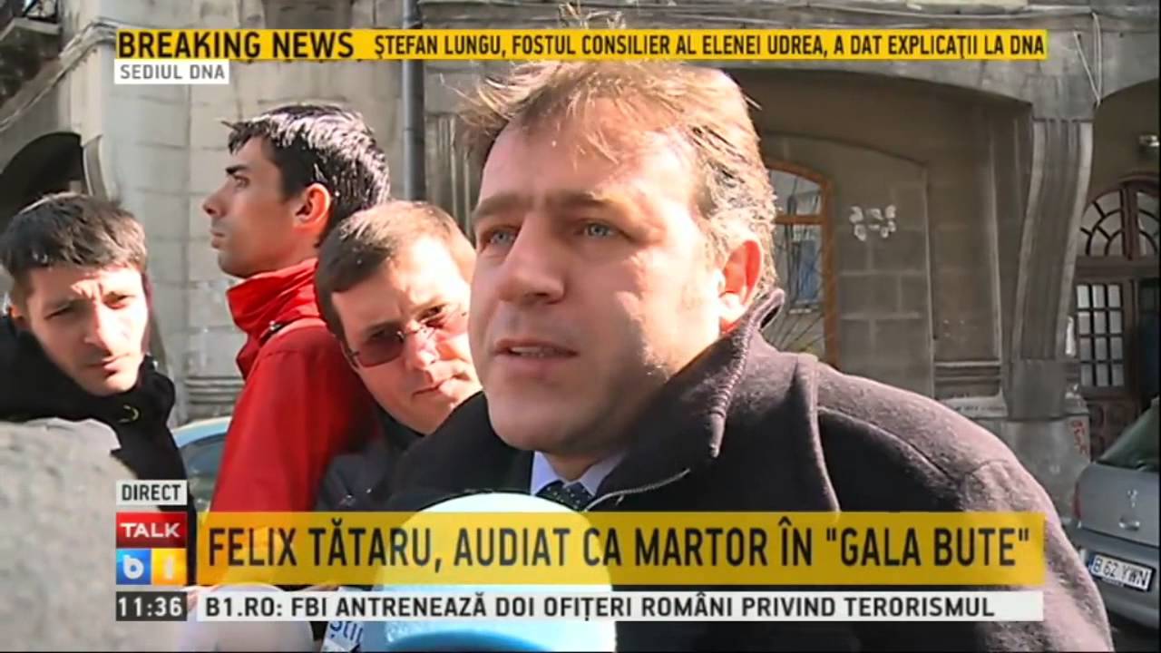 Felix Tataru, la iesirea de la DNA - YouTube