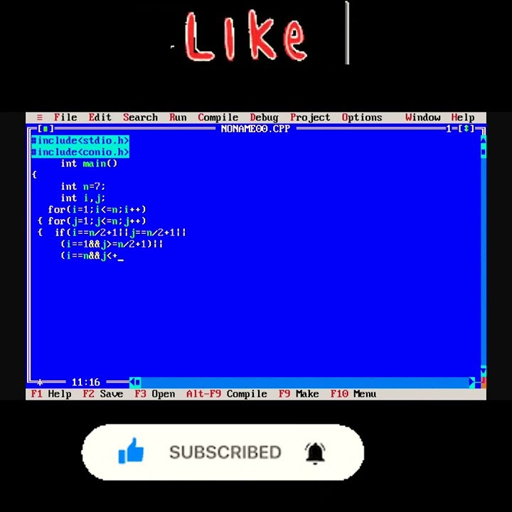 Program In C To Print The Swastik Symbol Youtube