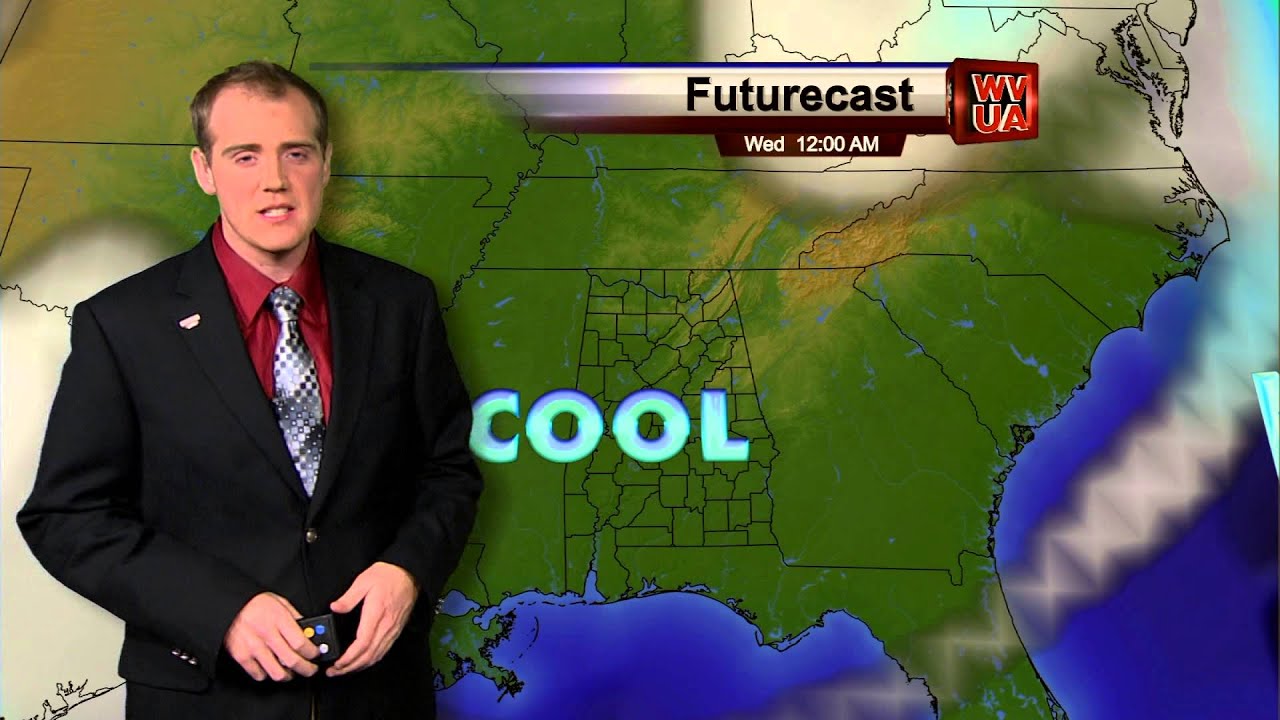 WVUA Weather Webcast Updated Saturday Night - YouTube