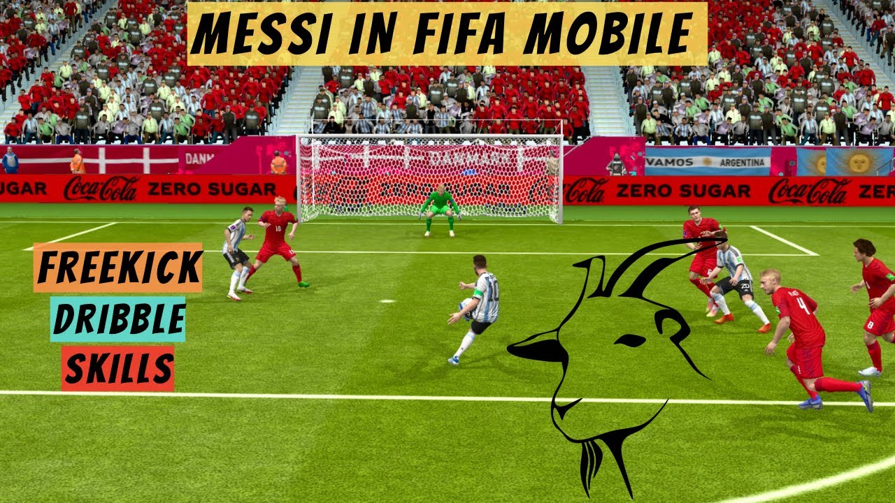 Lionel Messi FIFA Mobile Skills FreeKick Dribble Goals Assist Qatar ...