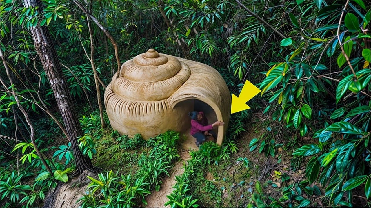 Building a Giant Snail Shell Home ! - YouTube