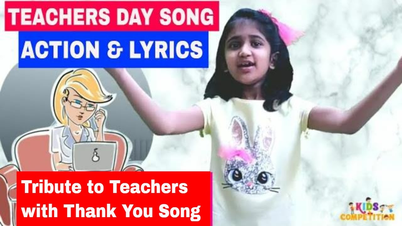 Teachers Day Song Action | Song for Teachers Day for Teachers with ...