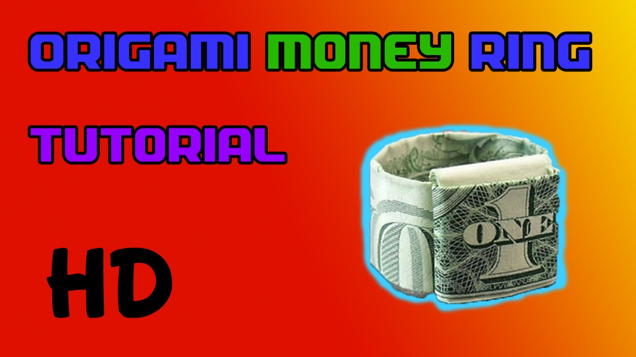 How To Make an Origami Ring From a Dollar Bill (Tutorial) - YouTube