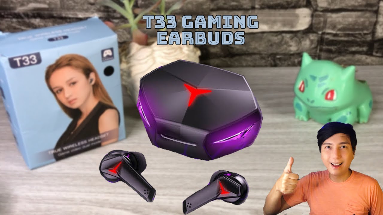 TWS T33 True Wireless Gaming Earbuds Full Review - YouTube