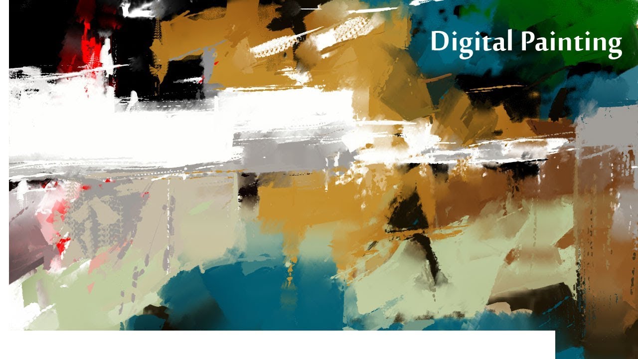 Abstract painting | Digital Art | easy learn | how to make painting in ...