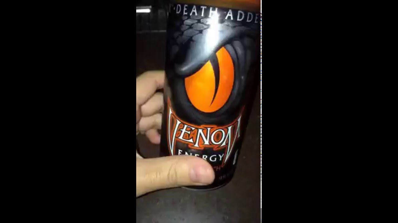 Venom Energy Drink: Death Adder Fruit Punch Review - YouTube