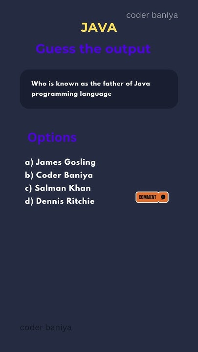 The Father of Java Programming Language 👨‍💻 | Java History #coding #javaexperts #javadevelopment ...