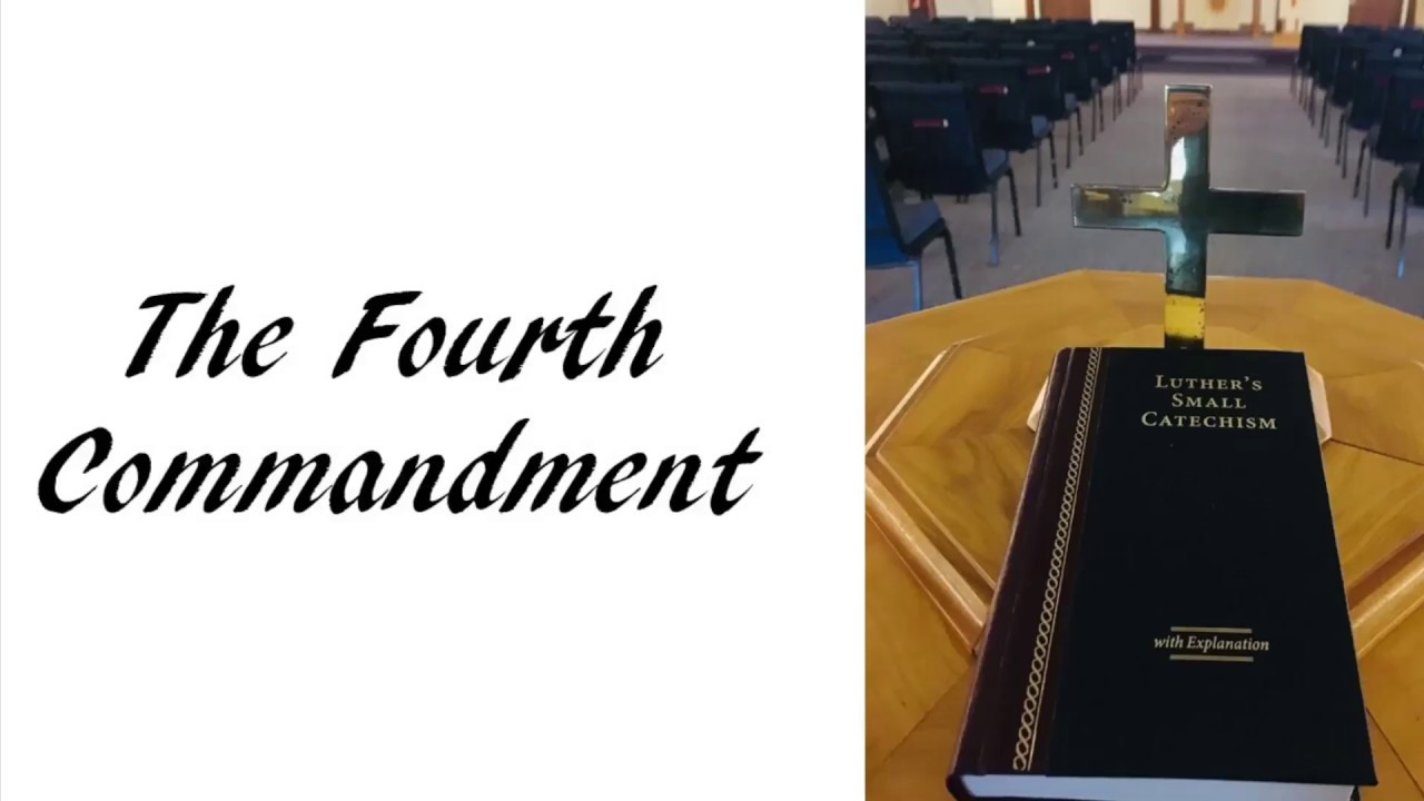 Catechism Tuesday: The Fourth Commandment - YouTube