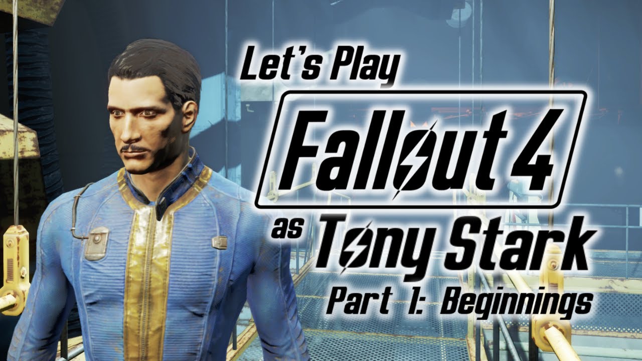 Let's Play Fallout 4 as Tony Stark (SURVIVAL) Part 1: Beginnings - YouTube