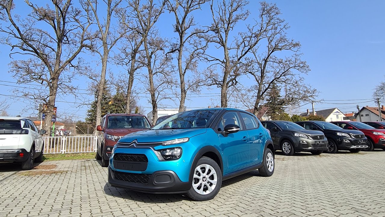 Citroën C3 Feel 1.2 PureTech 83 Spring Blue - YouTube