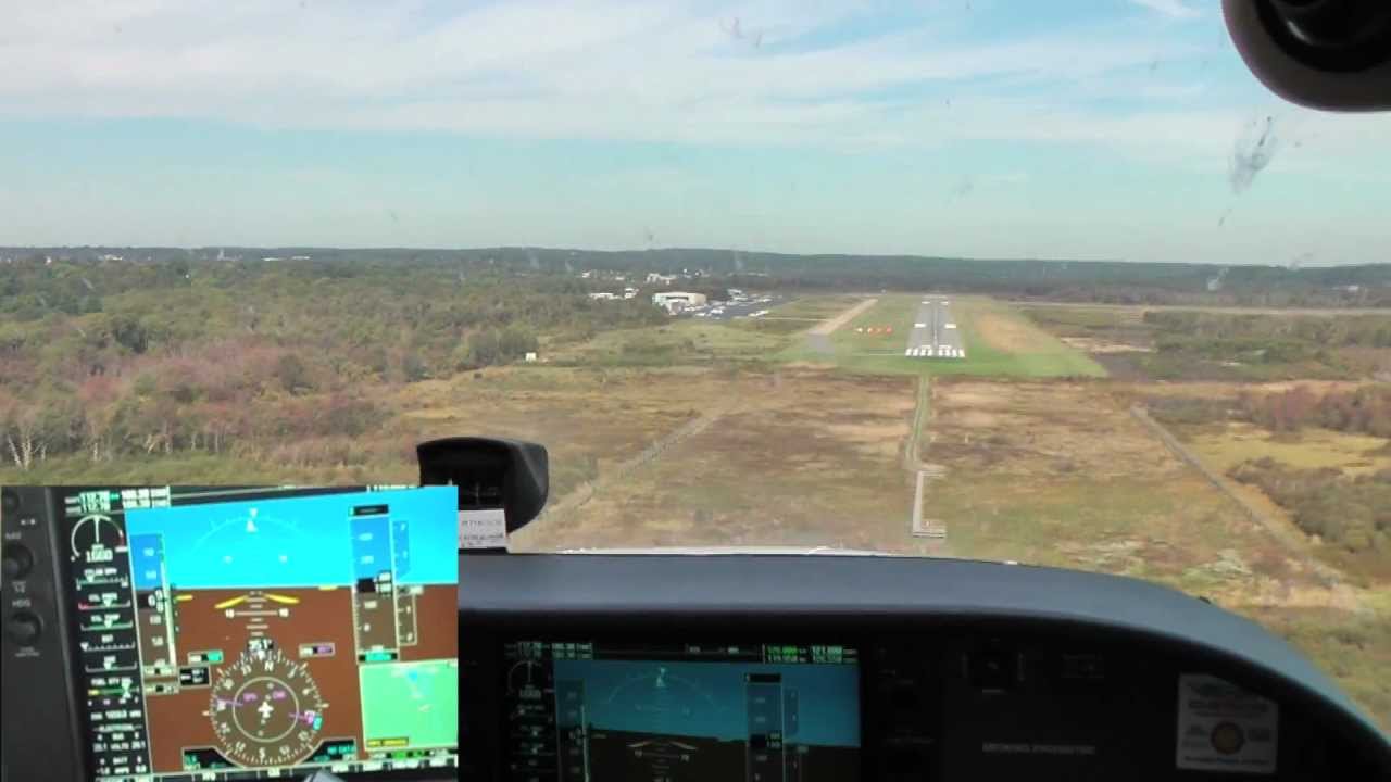 Pattern work Cessna 172 with G1000 inset Sept. 26, 2011 - YouTube