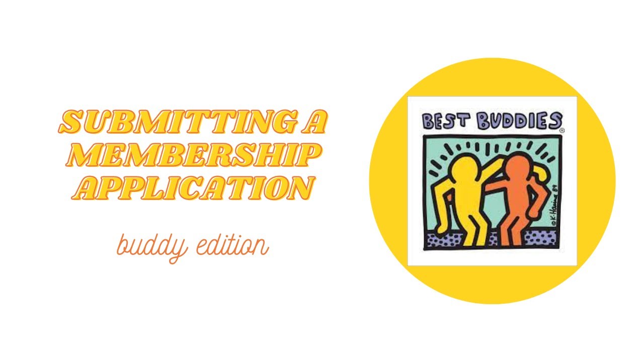 How to submit a membership application (BUDDIES + SUPPORT STAFF) - YouTube