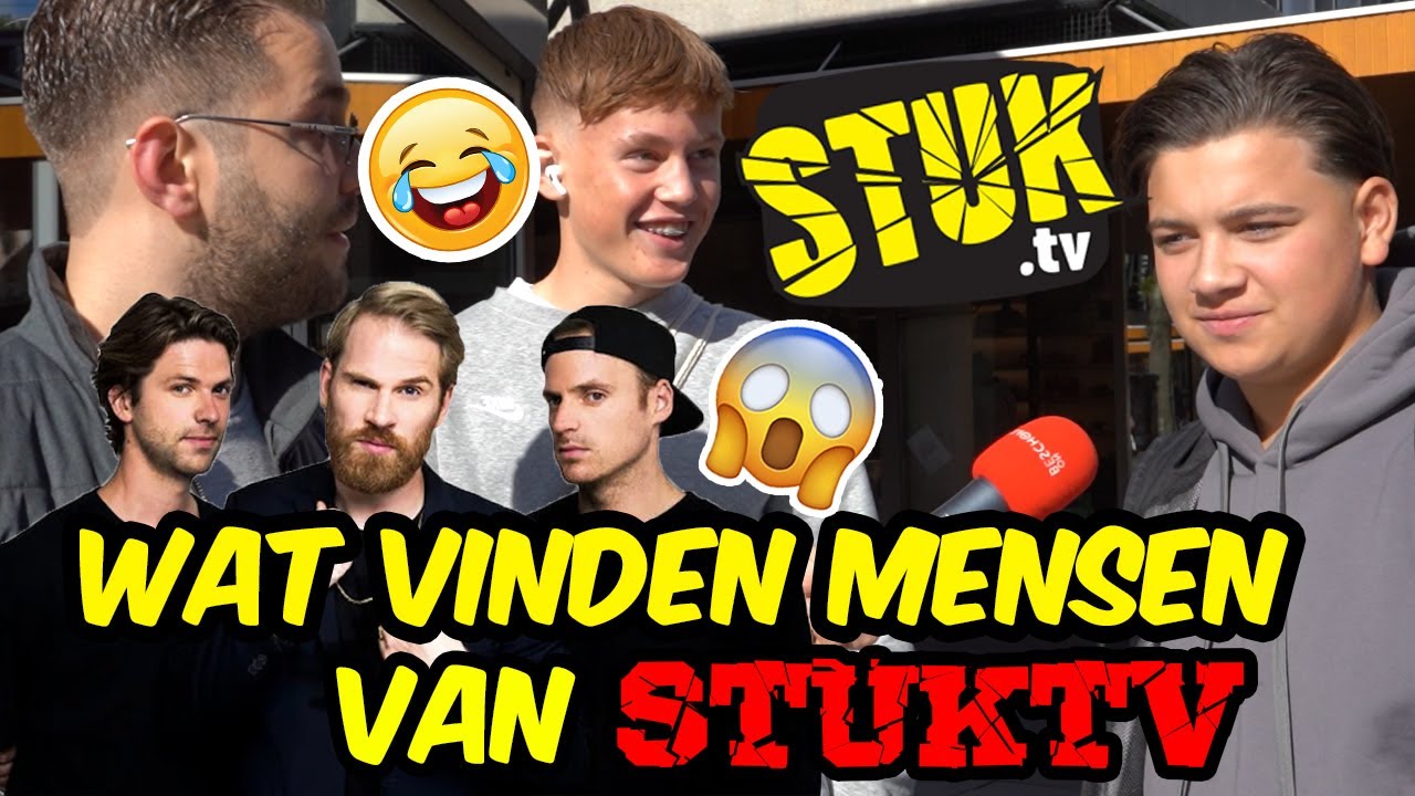 WAT VINDEN MENSEN VAN StukTV?😲 (Straat-interview) - YouTube