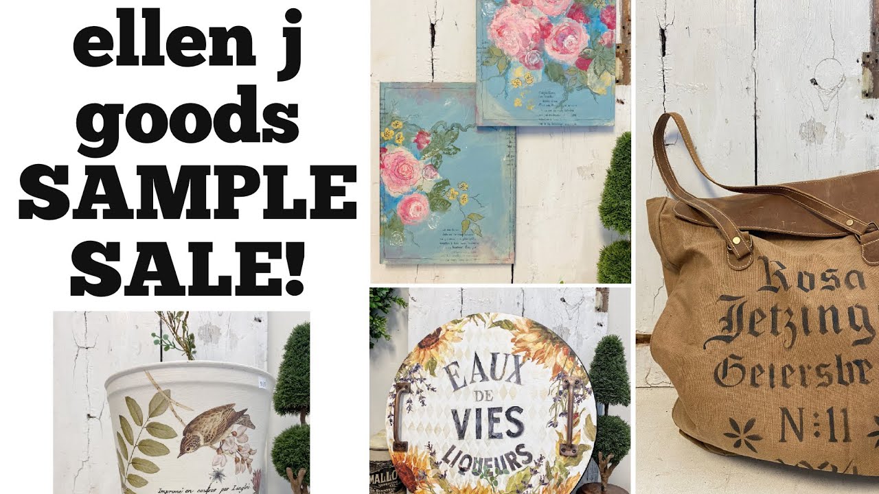 ellen j goods Sample Sale! - YouTube