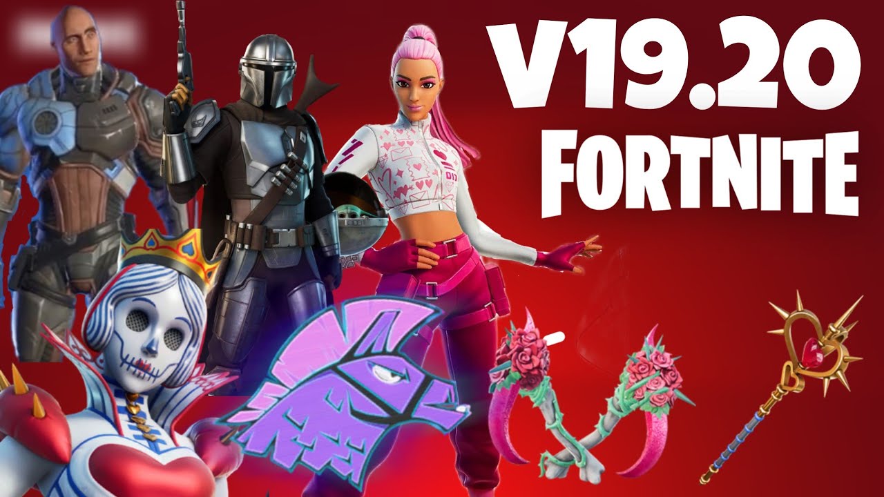 Fortnite v19.20 Update Leaked Skins & Cosmetics..! (Valentines Day, The ...