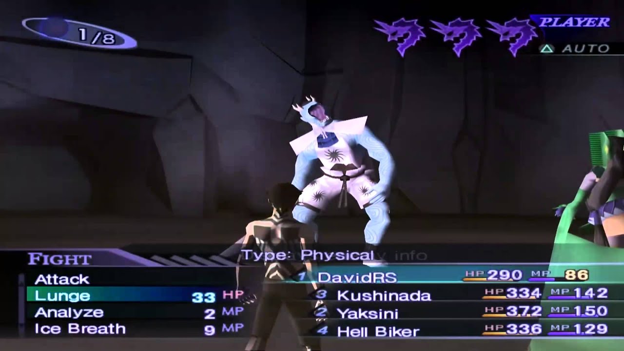 Shin Megami Tensei: Nocturne - Optional Boss 5/"Fuu-Ki" - Hard Mode [HD ...