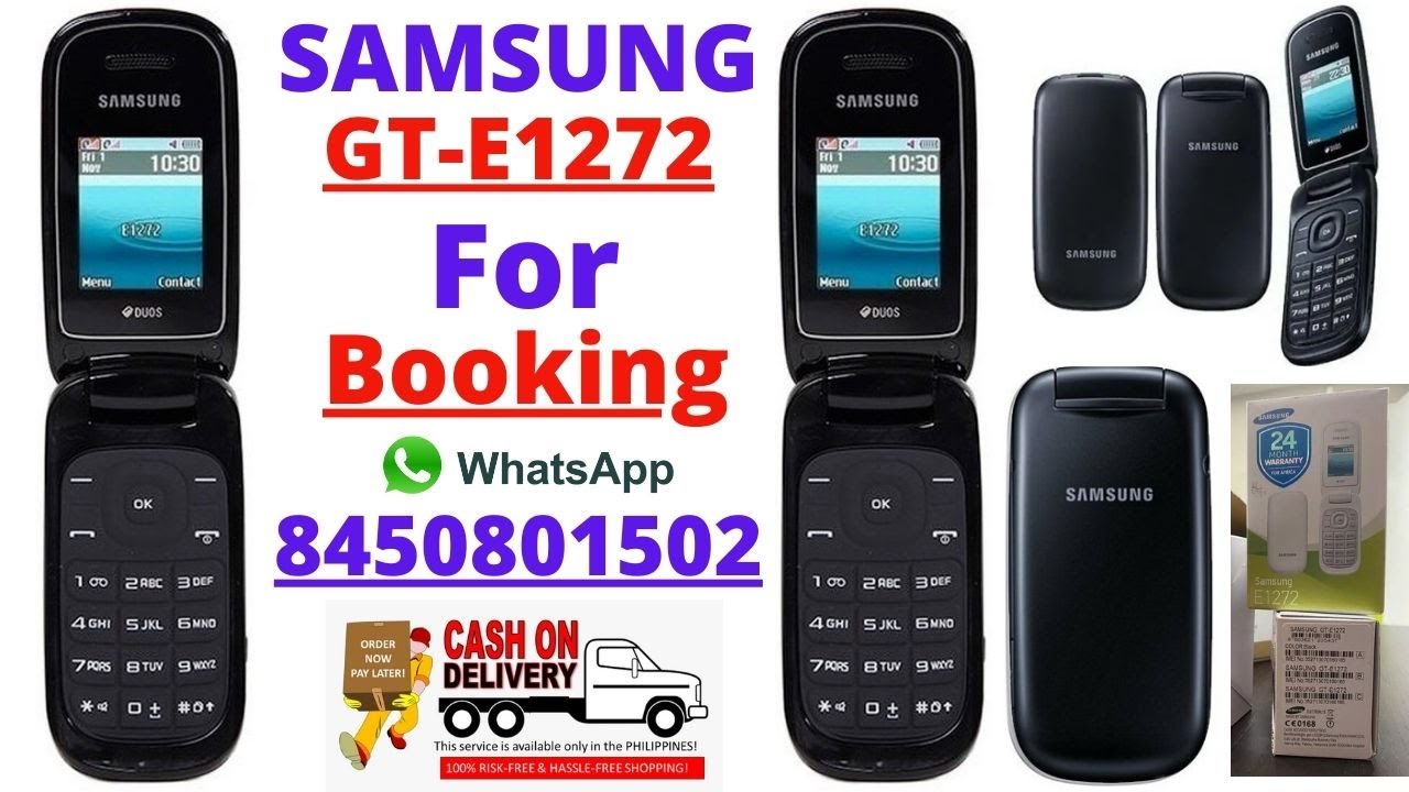 Samsung GT-E1272 Folding Mobile Phone Unboxing Video 2025 | Buy Online ...