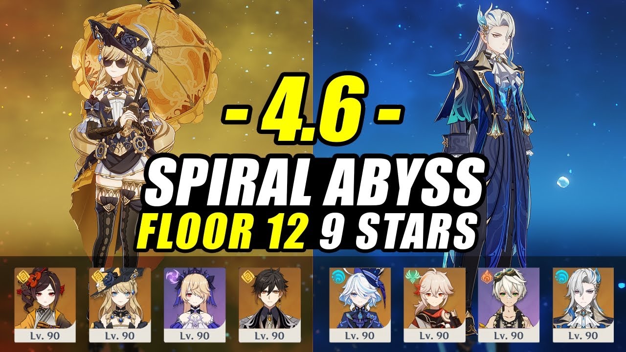 C0 Navia & C1 R1 Neuvillette | Spiral Abyss Floor 12 | Genshin Impact v4.6 - YouTube