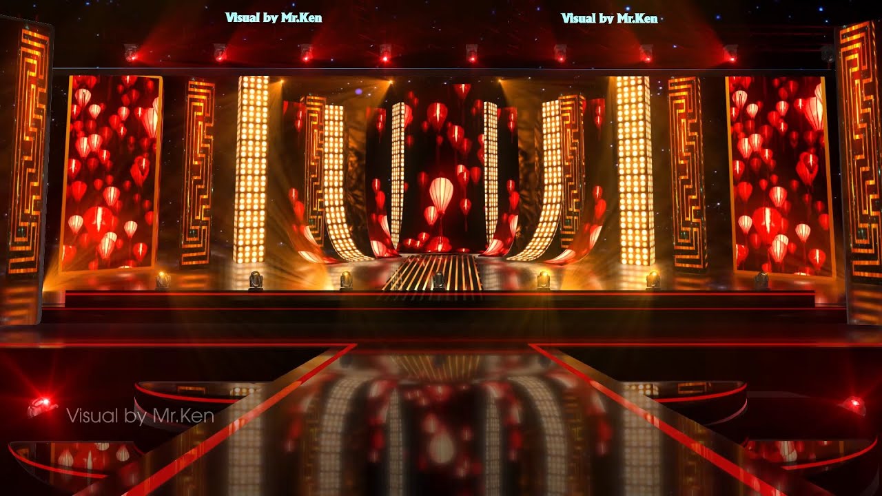 Visual Led Tết - Background Tết - Xuân Yêu Thương - YouTube