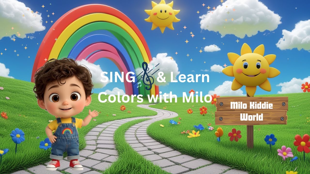 Milo’s Color Adventure | Colors Songs | Learn colors with Milo🌈🍎 - YouTube