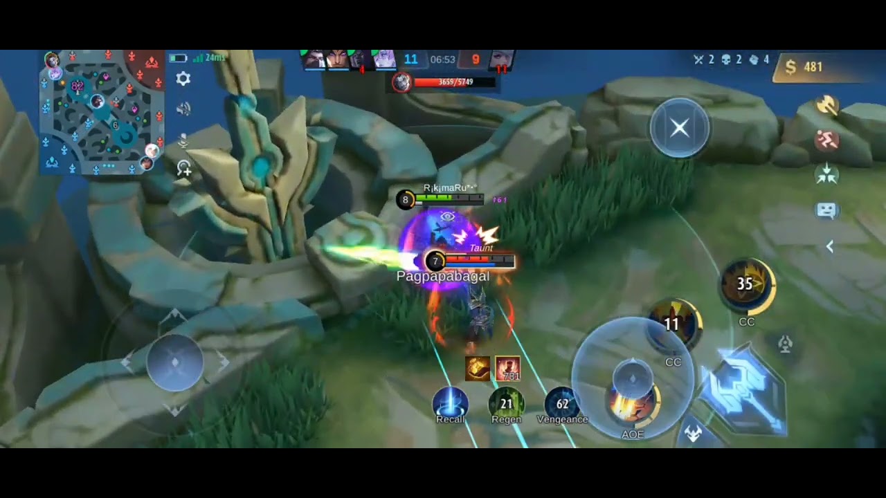 Gatotkaca gameplay by R¡k¡maru//Mage Emblem_Tank Build//MVP plays - YouTube