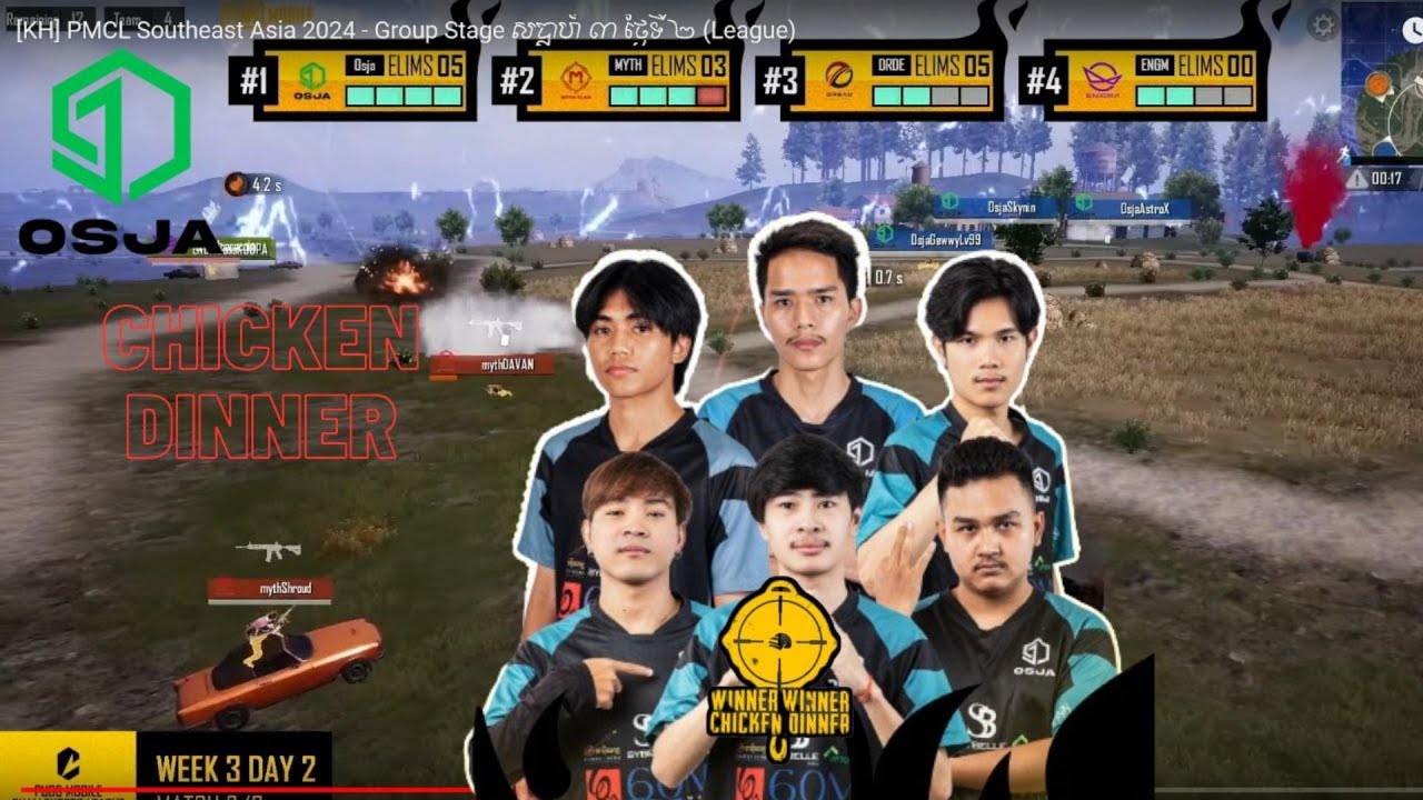 Osja esports chicken dinner - YouTube
