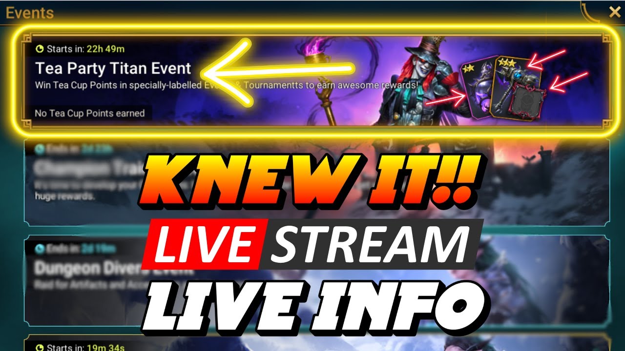 Live Info As Soon as I Know it! - YouTube