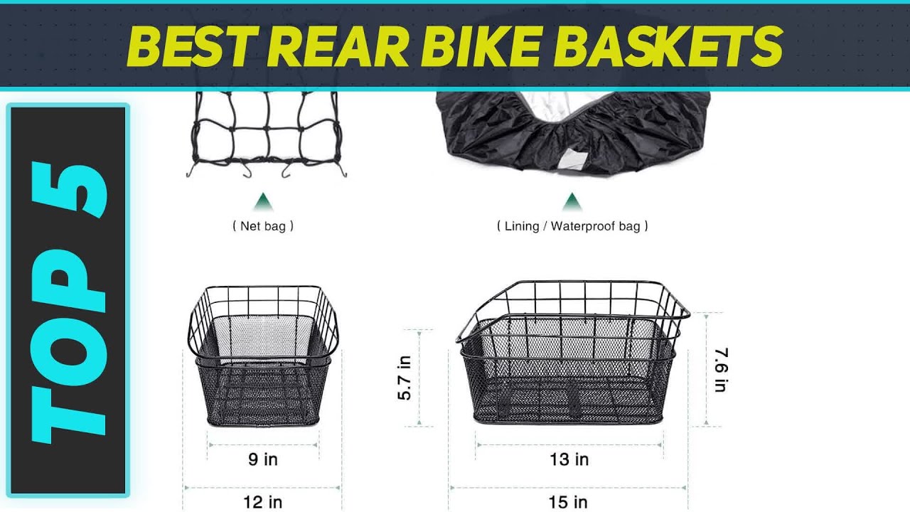 5 Best Rear Bike Baskets in 2023 - YouTube