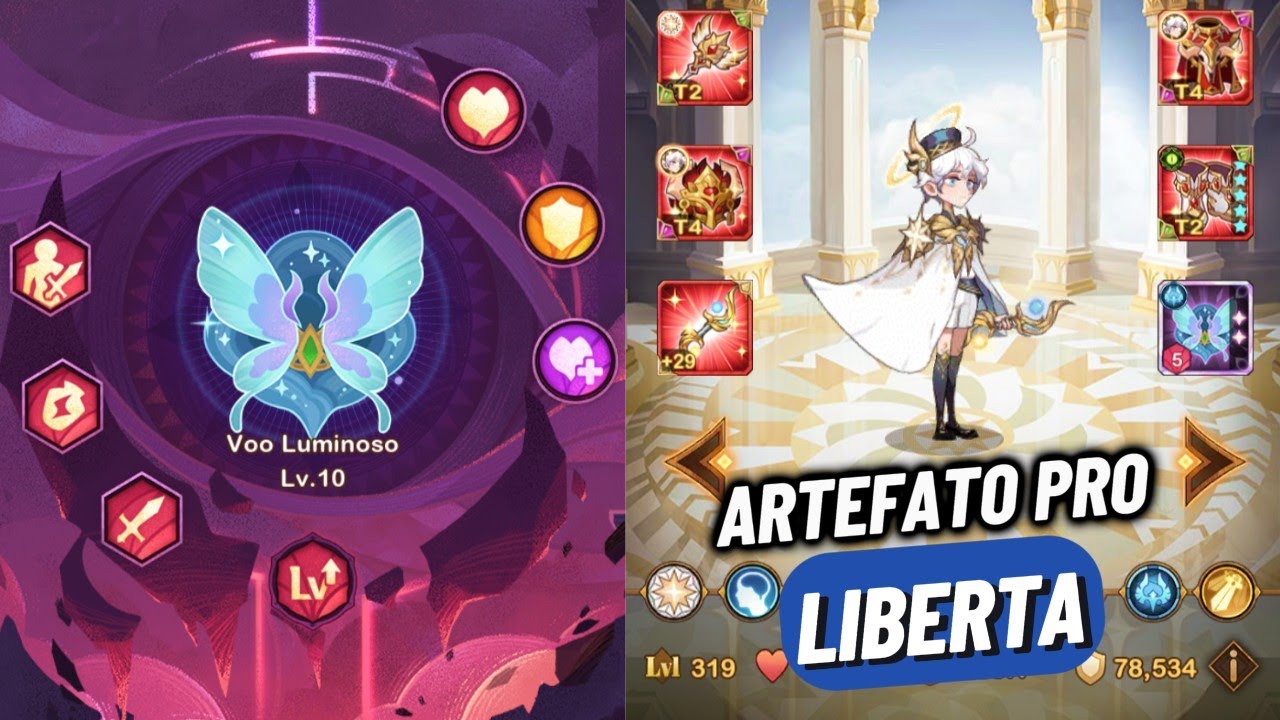 FIZ UM ÓTIMO ARTEFATO PRO LIBERTA - AFK ARENA - YouTube