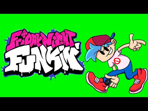 FNF Green Screen | Friday Night Funkin Green Screen | Boyfriend