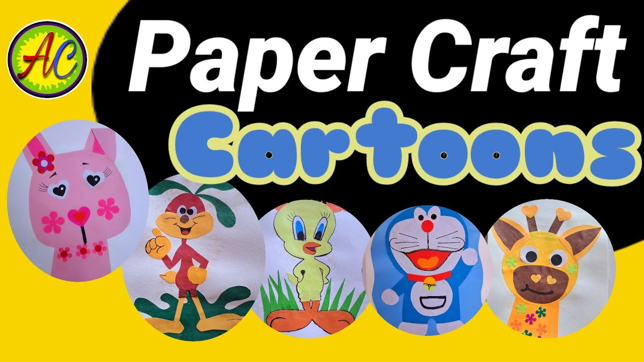 Get ready to be amazed by these incredible simple paper craft cartoons ...
