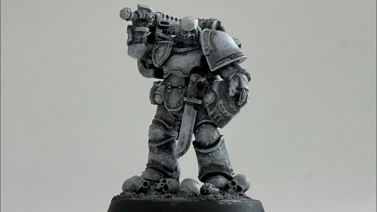 Relax pose conversion of a Mark 3 Space Marine and some tips for true ...