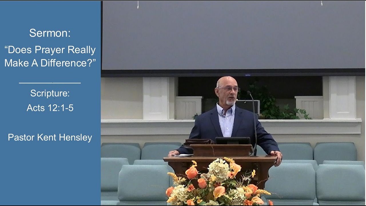"Does Prayer Really Make A Difference?" - Sunday, September 11 Service - YouTube