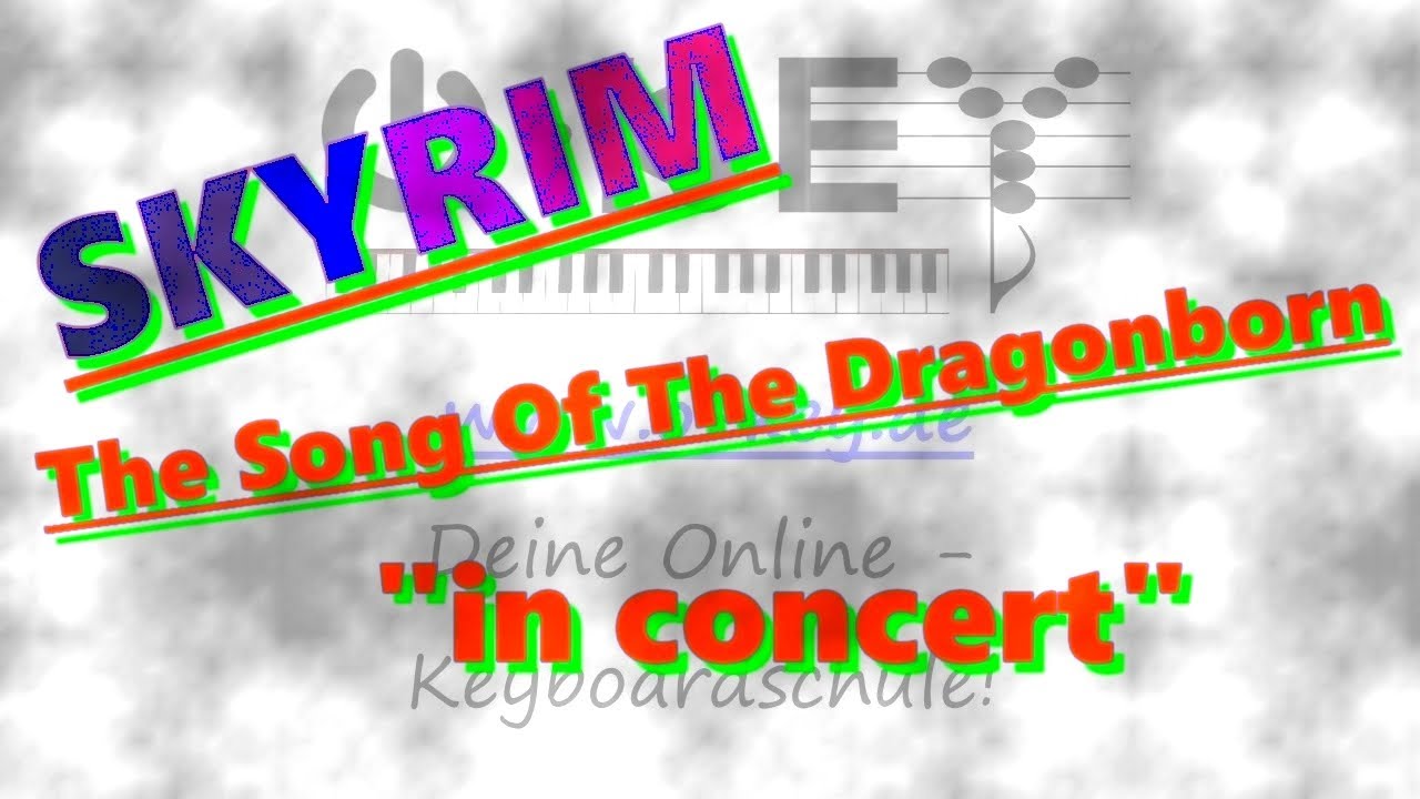 SKYRIM - The Song Of The Dragonborn (Dovahkiin Song) - in concert auf 6 ...