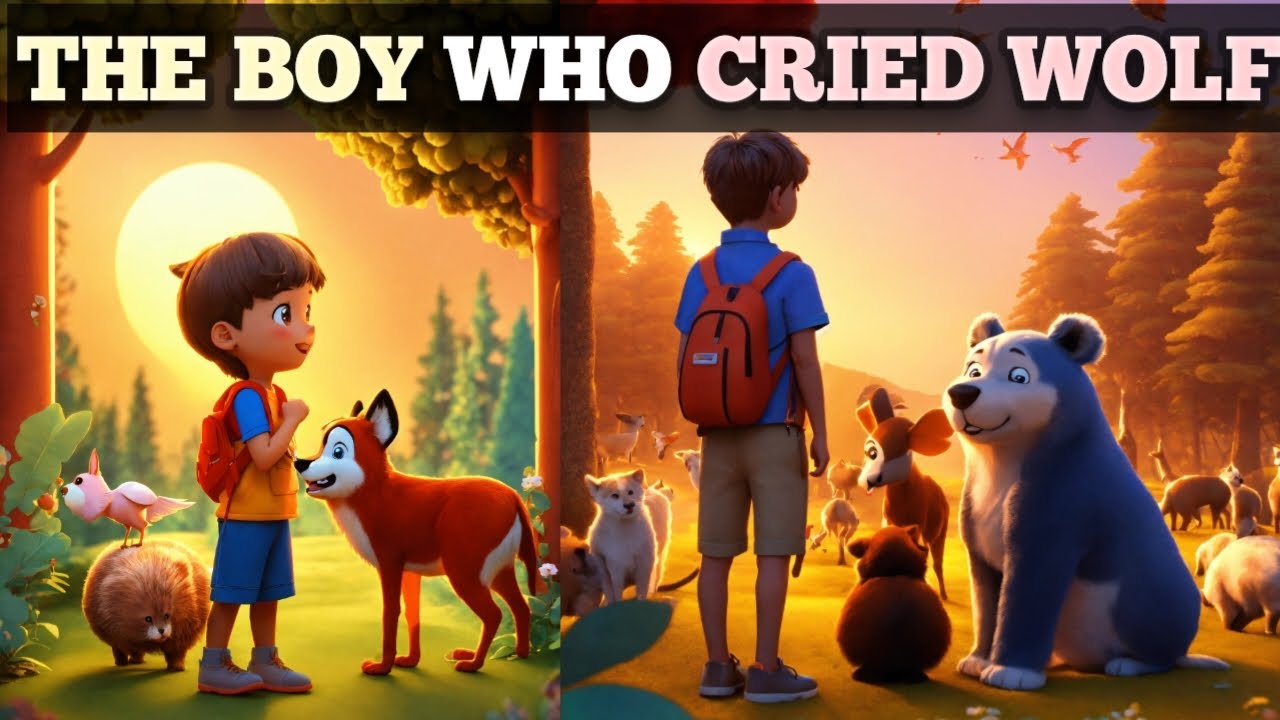 The Boy Who Cried Wolf Moral story for kids l || Bedtimestories for ...