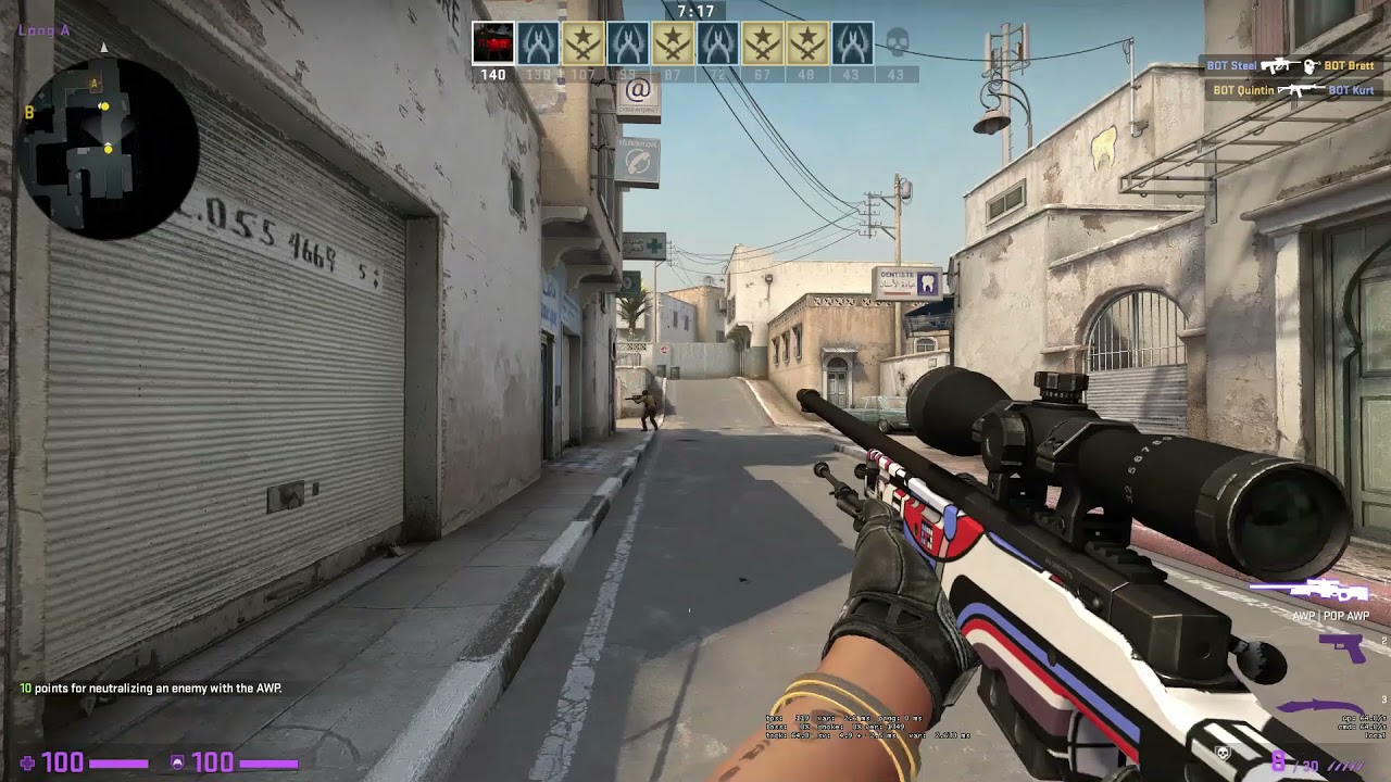 AWP | POP AWP Minimal Wear showcase and gameplay - YouTube