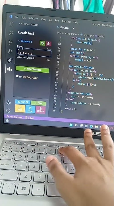 first repeating element in the array of integers.#cpp - YouTube
