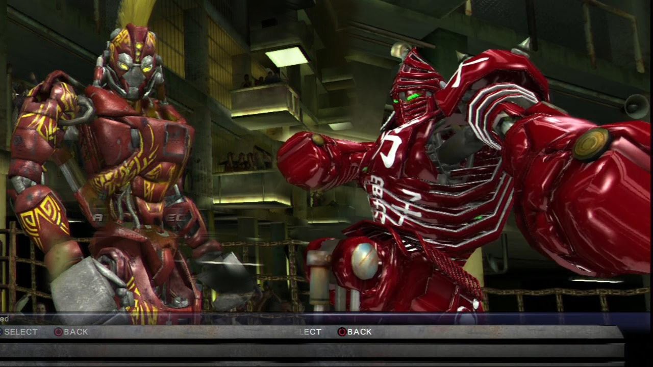 REAL STEEL-Red MIDAS vs Red NOISY BOY(Noisy Boy vs Midas)ЖИВАЯ СТАЛЬ ...