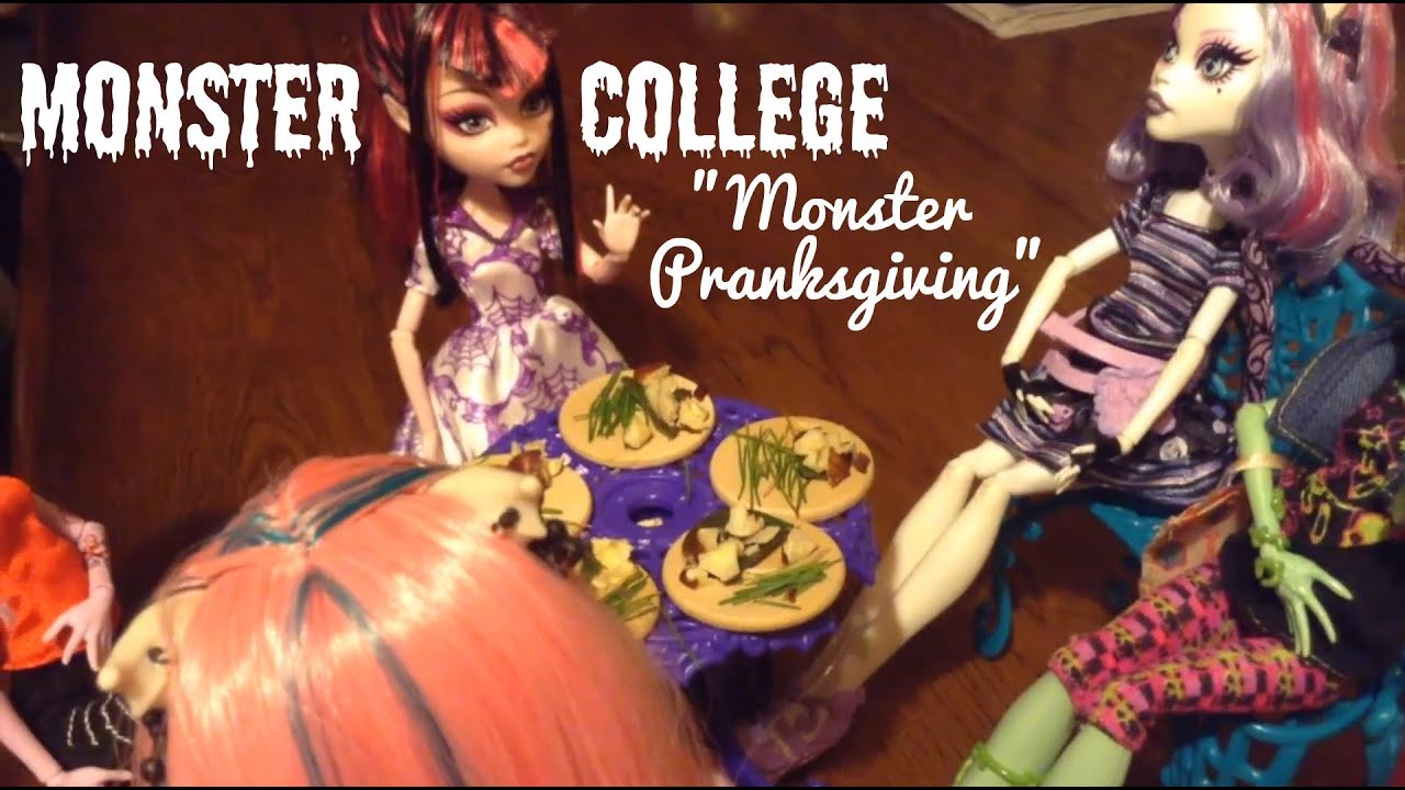 Monster College S1E3 "Monster Pranksgiving" - YouTube