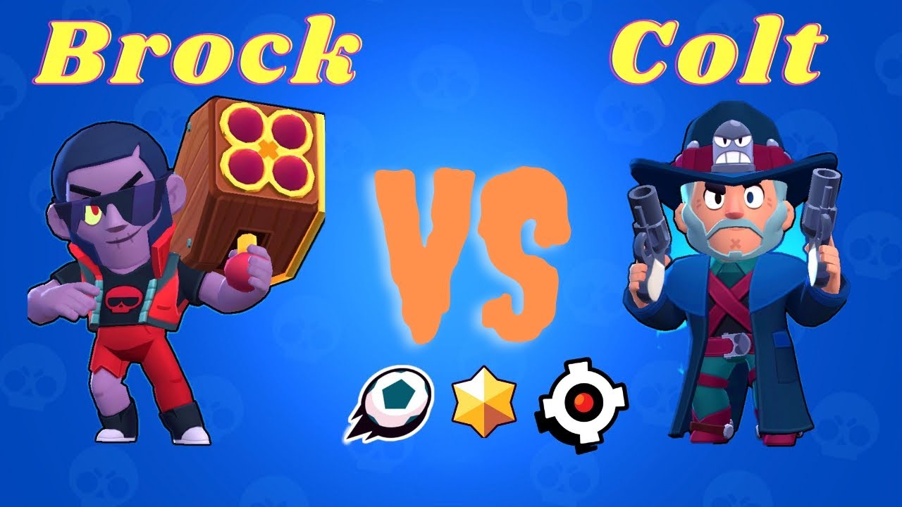 Brock vs Colt | Brawl stars - YouTube