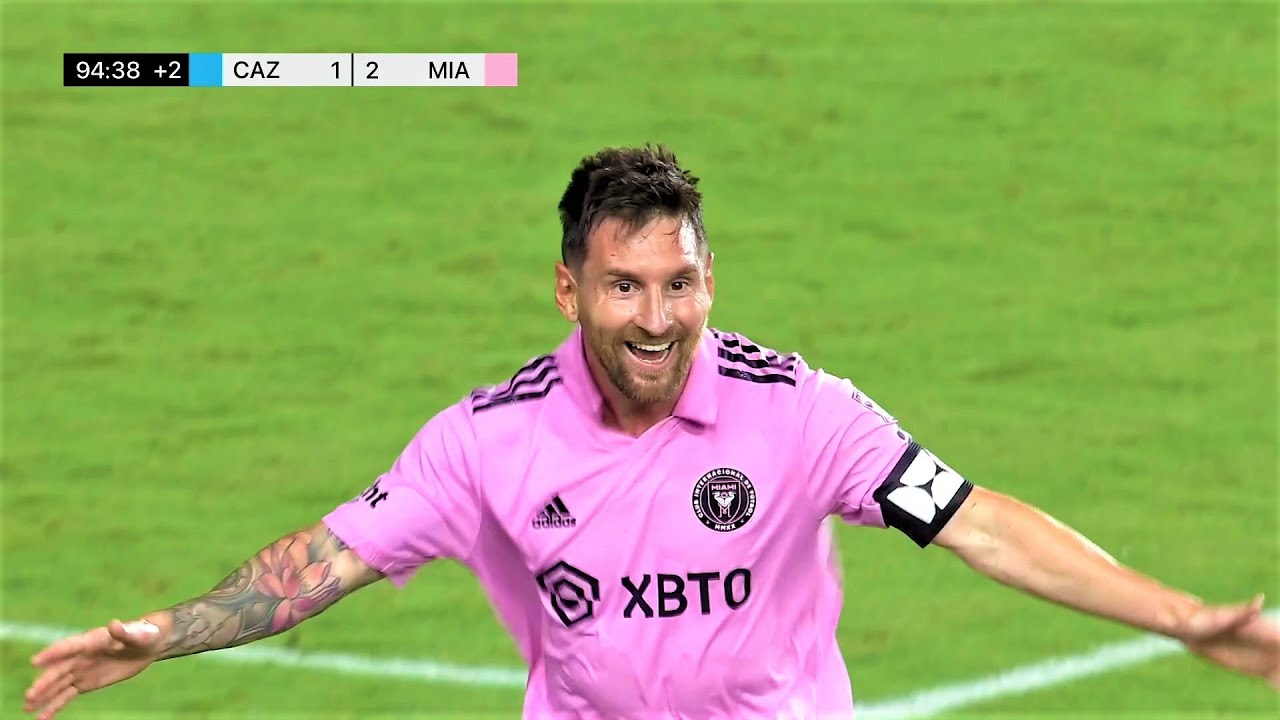 Lionel Messi Scores His First Goal for Inter Miami! | Inter Miami vs ...