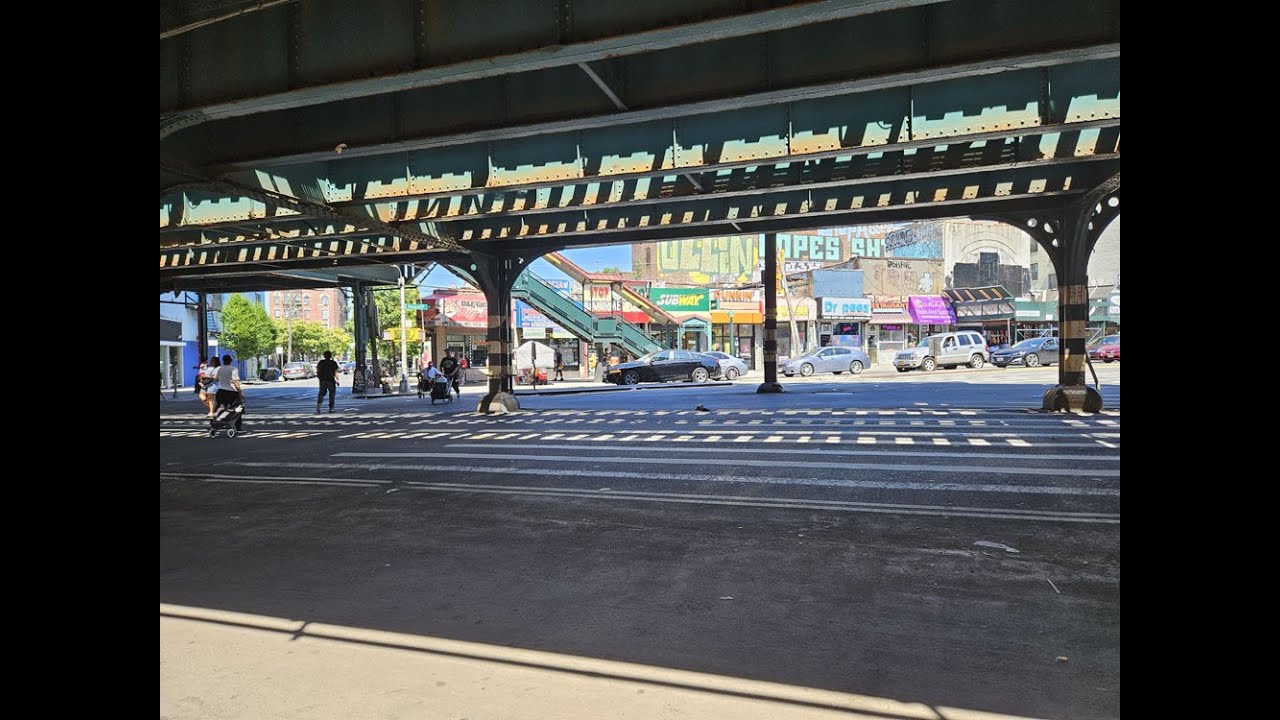 July walk in the South Bronx to Prospect Avenue Subway Station - YouTube