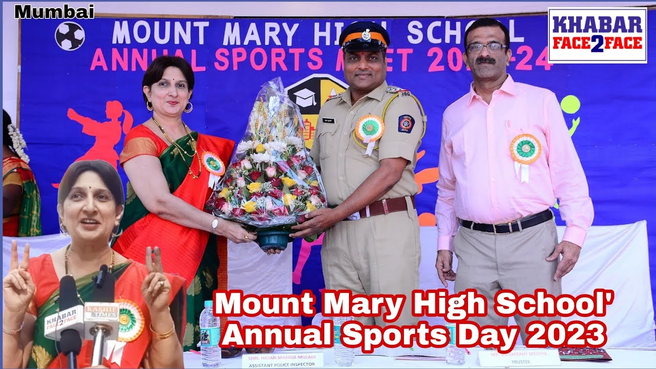 Mount Mary High School' Annual Sports Day 2023 at Malad Malvani ...