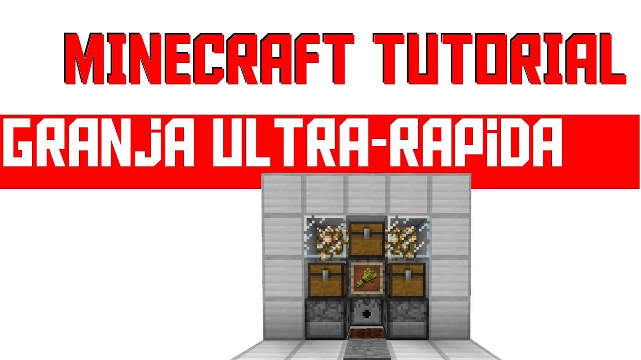 Tutorial de redstone: Granja ultra-rápida - Minecraft - YouTube