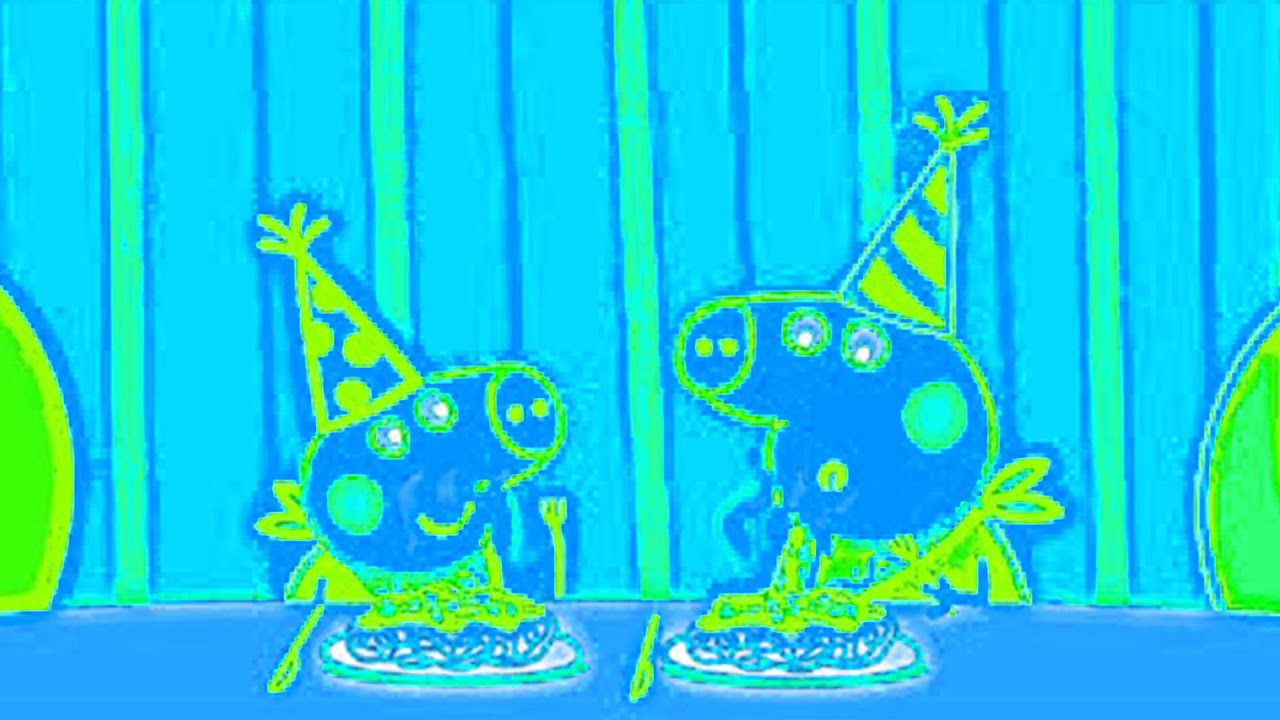 EATING SPAGHETTI BON APPETIT | Peppa Pig Video Funny Effects ...